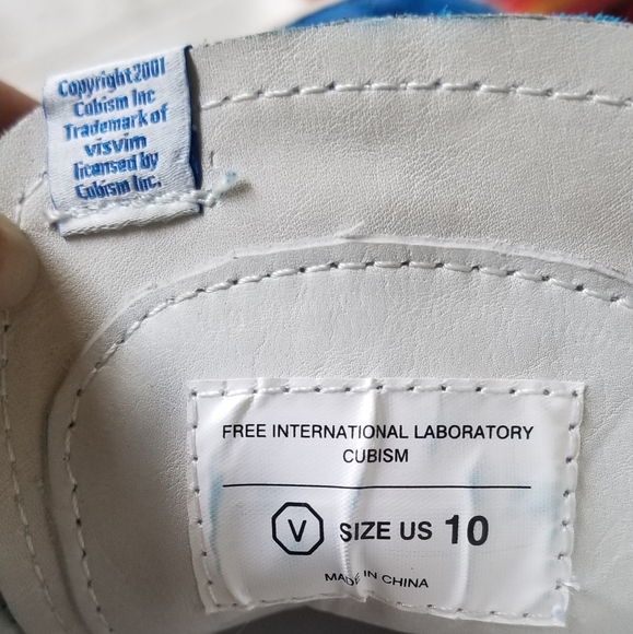 Visvim | Shoes | Pre Loved Mens Visvim Blue Hitopped Sneakers | Poshmark